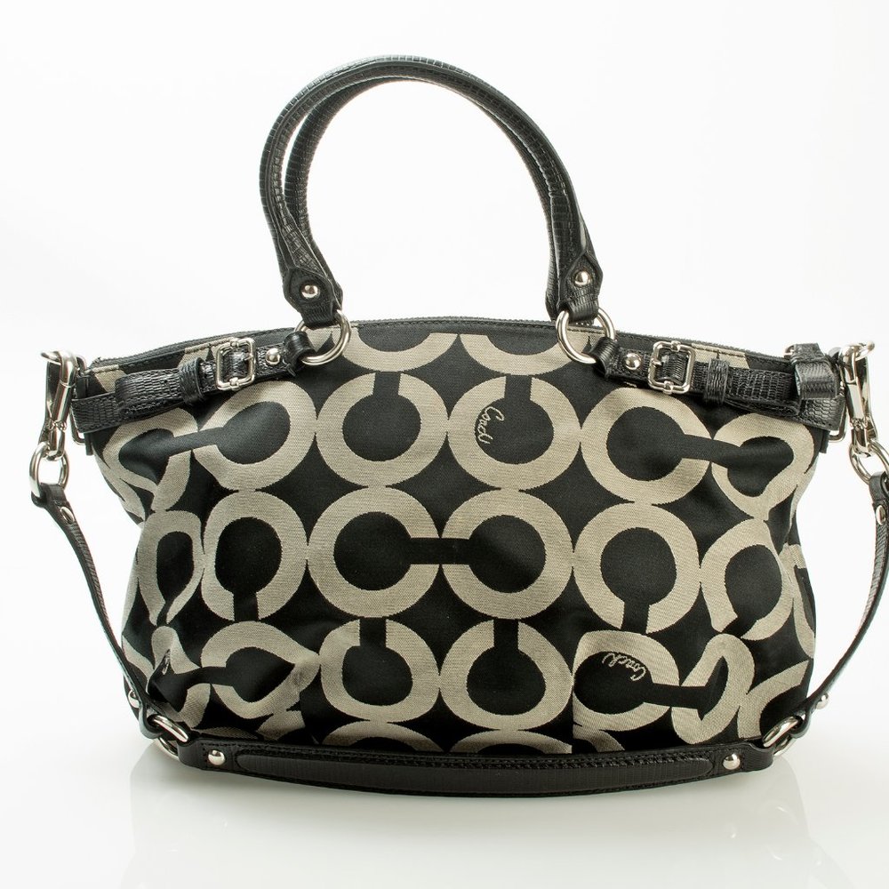 Coach Madison Sophia Op Art Purse - Gem